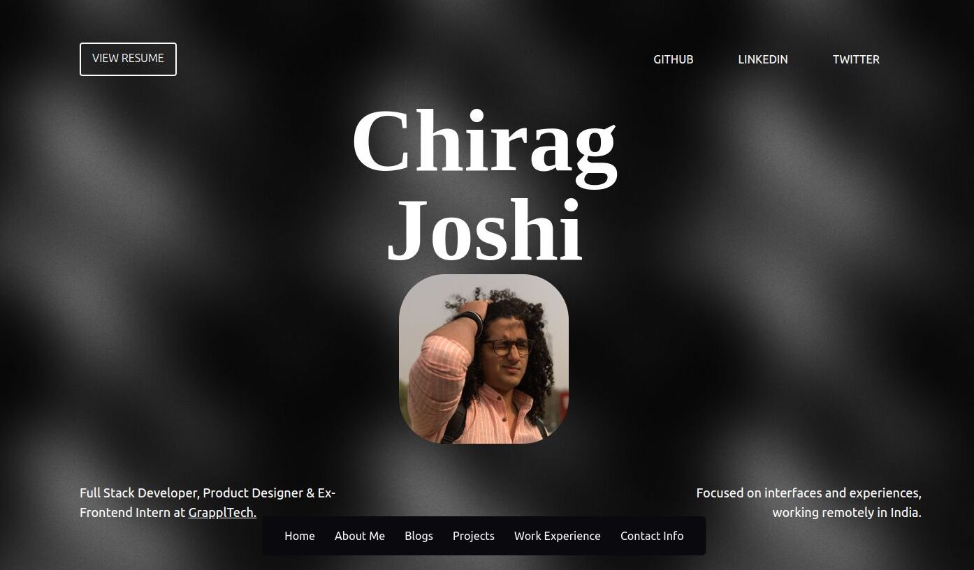 Chirag Joshi